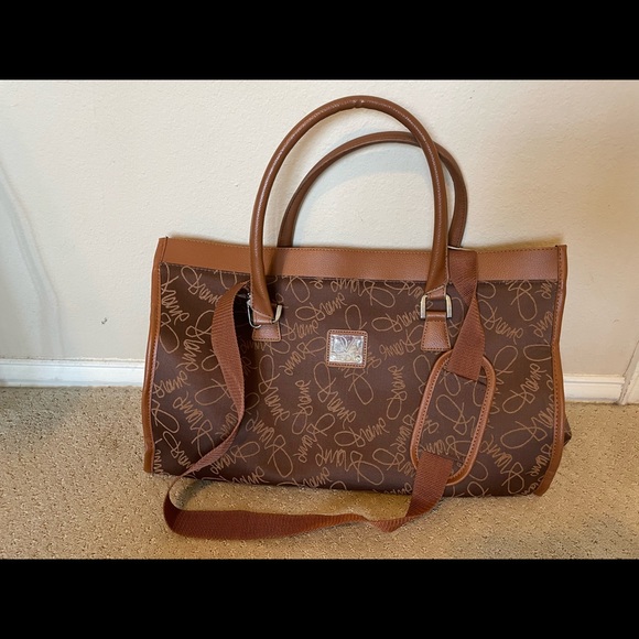 Diane Von Furstenberg | Bags | Dvf Studio Weekender Duffle Bag Monogram ...